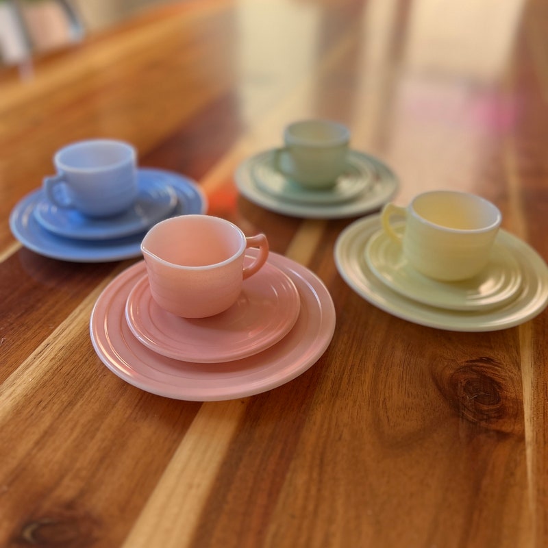 Hazel Atlas Tea Set - Etsy