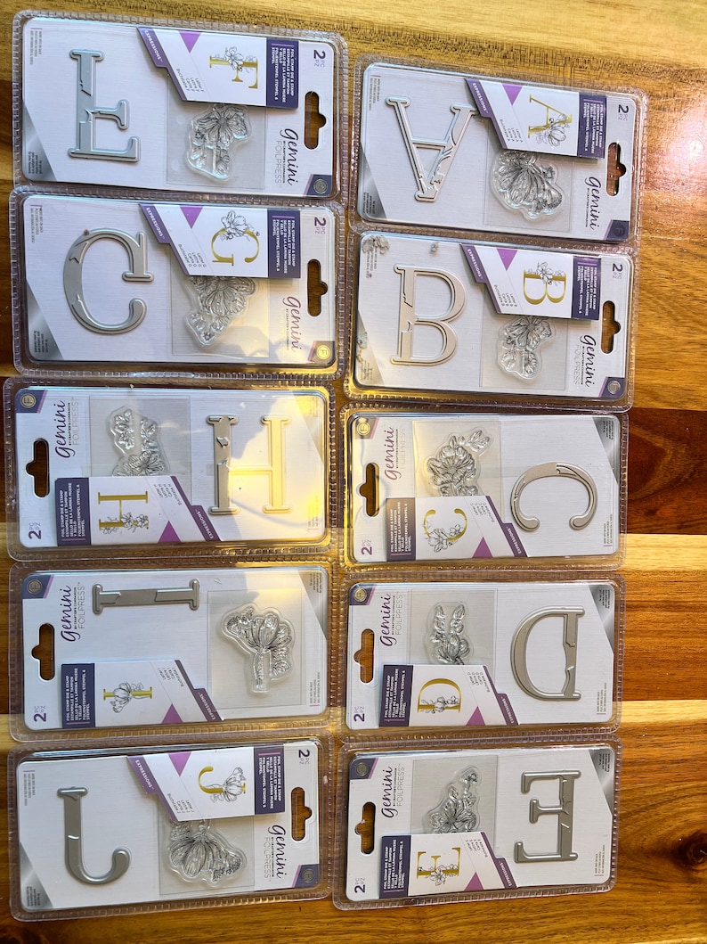 Gemini Crafters Companion Paper Craft Die Stamp - Etsy