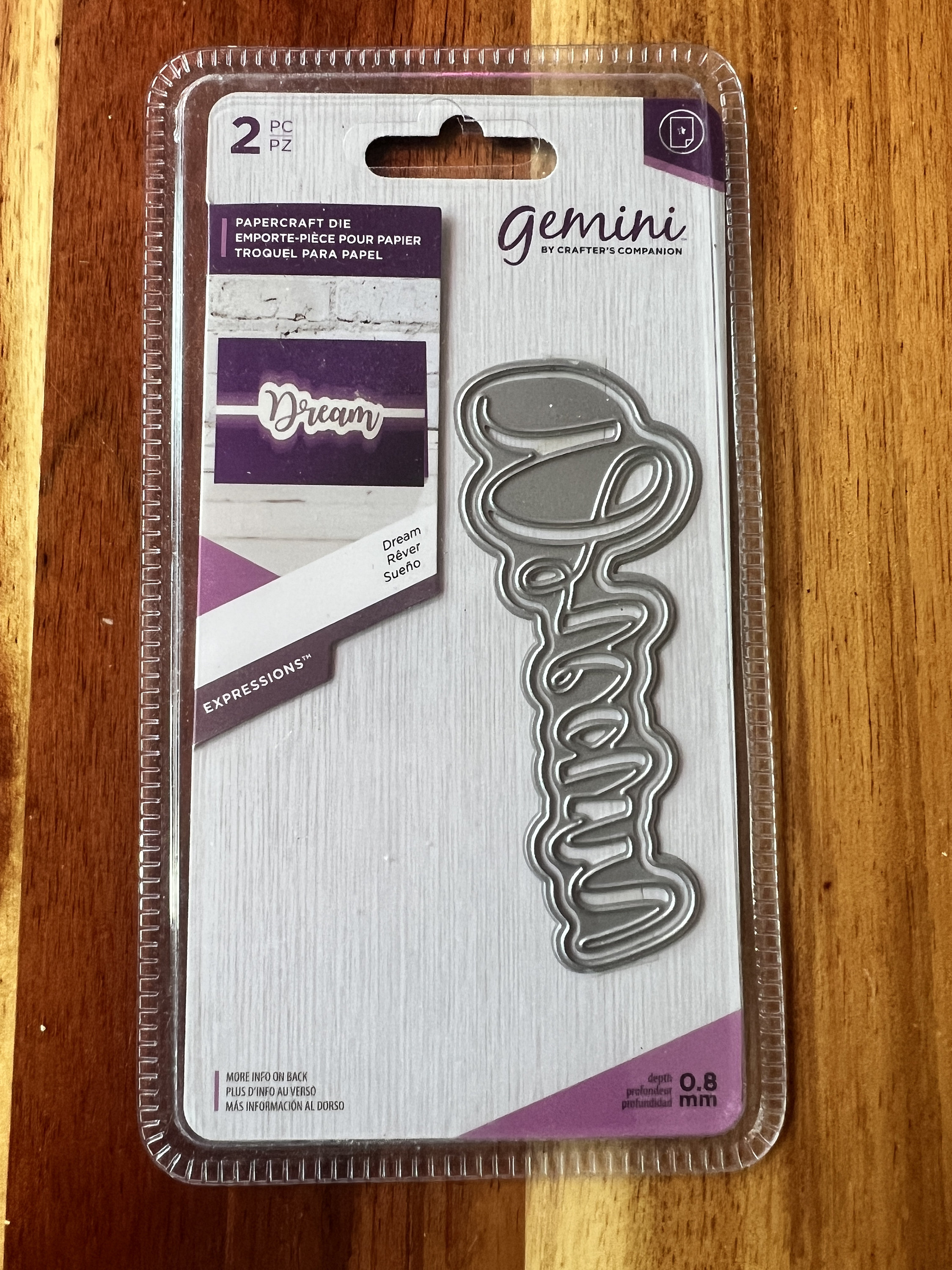 Gemini Crafters Companion Paper Craft Die Stamp - Etsy