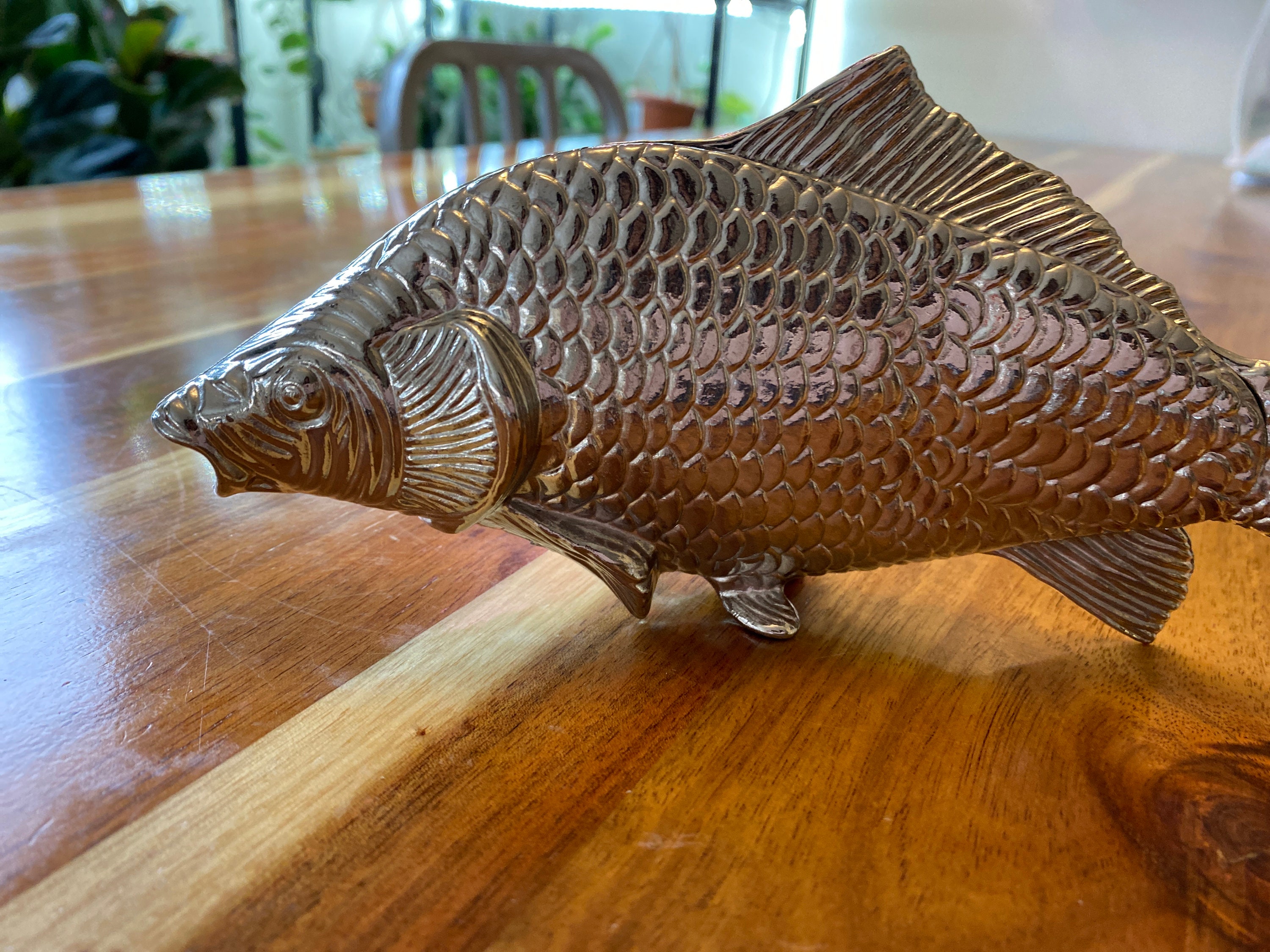 Vintage Silver Koi Fish Letter Holder/ Napkin/tissue Holder - Etsy