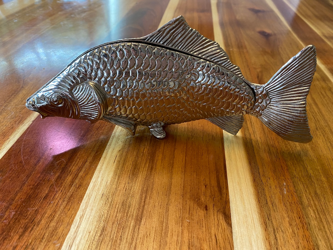 Vintage Silver Koi Fish Letter Holder/ Napkin/tissue Holder - Etsy