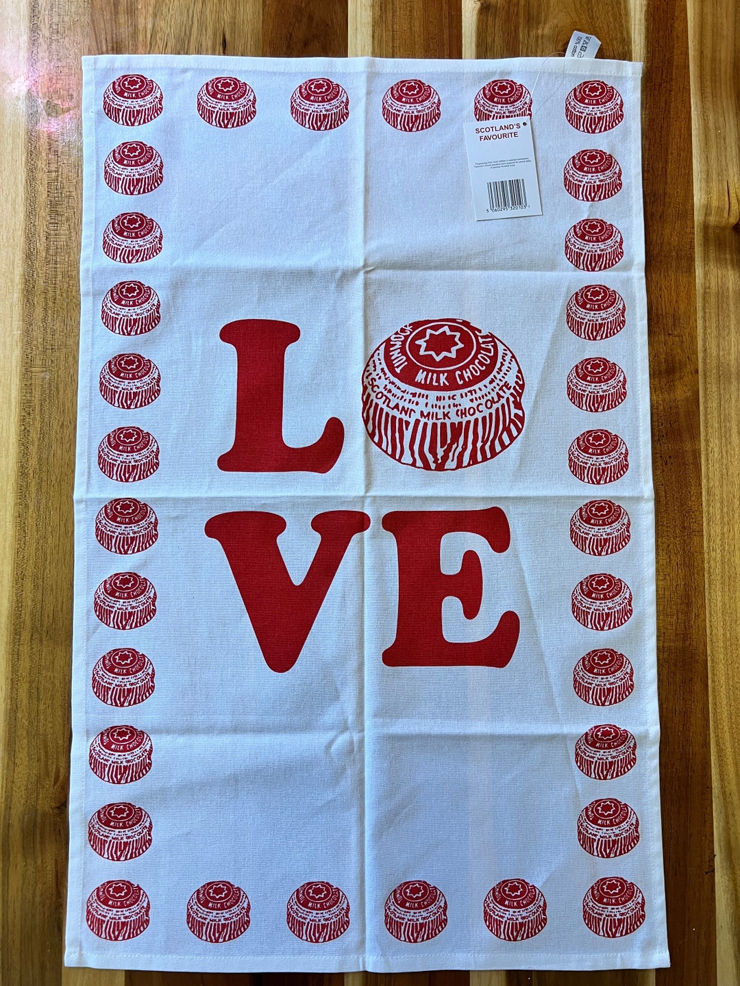 Tunnock's Official Merchandise Tea Towel / Hand Towel/ Tunnock's Tea ...