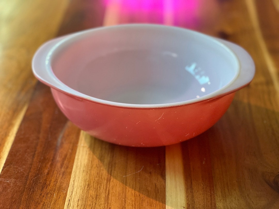 Vintage Pyrex Friendship 024 Without Lid / Salmon Pink Pyrex Friendship ...