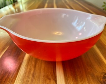 Red Pyrex Bowl - Etsy