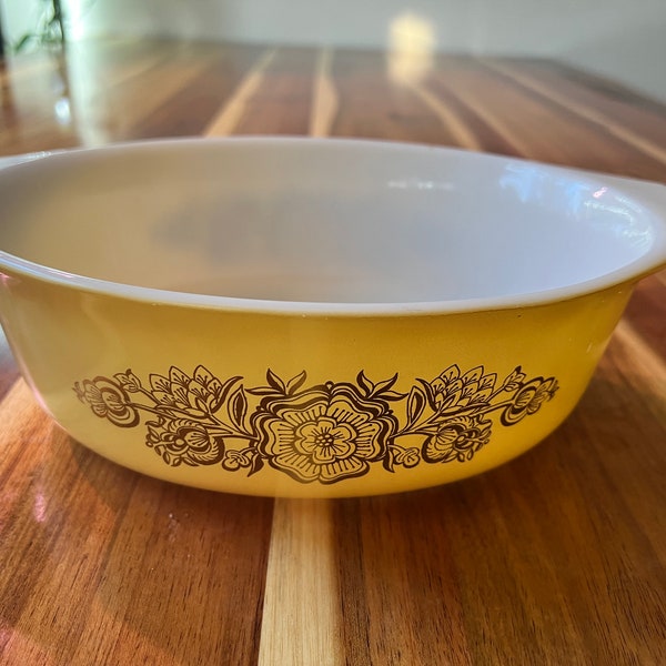 Pyrex Golden Leaf - Etsy
