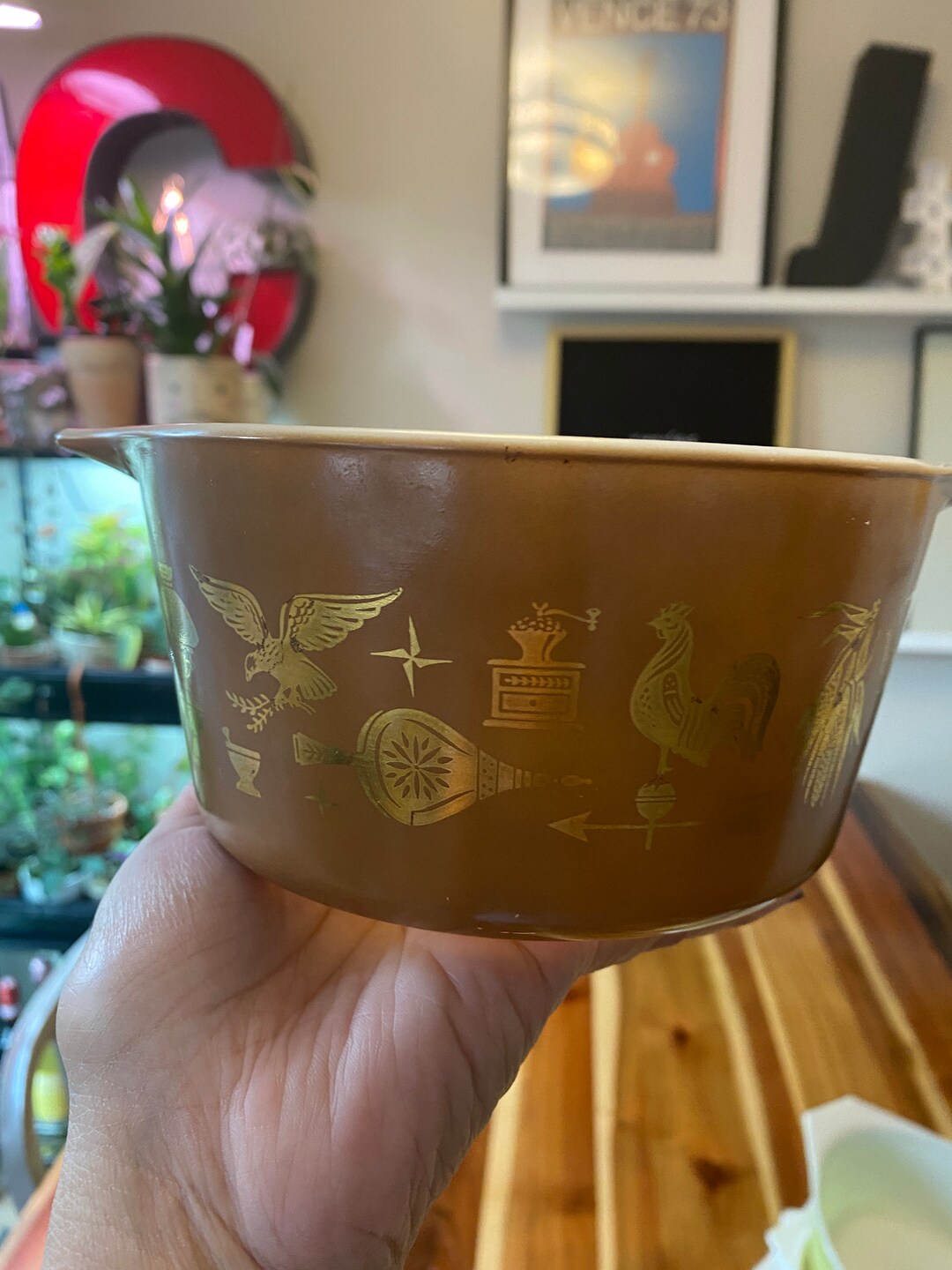 Vintage Pyrex " Early American Pattern " 1962-1971 Casserole Dish #473 ...