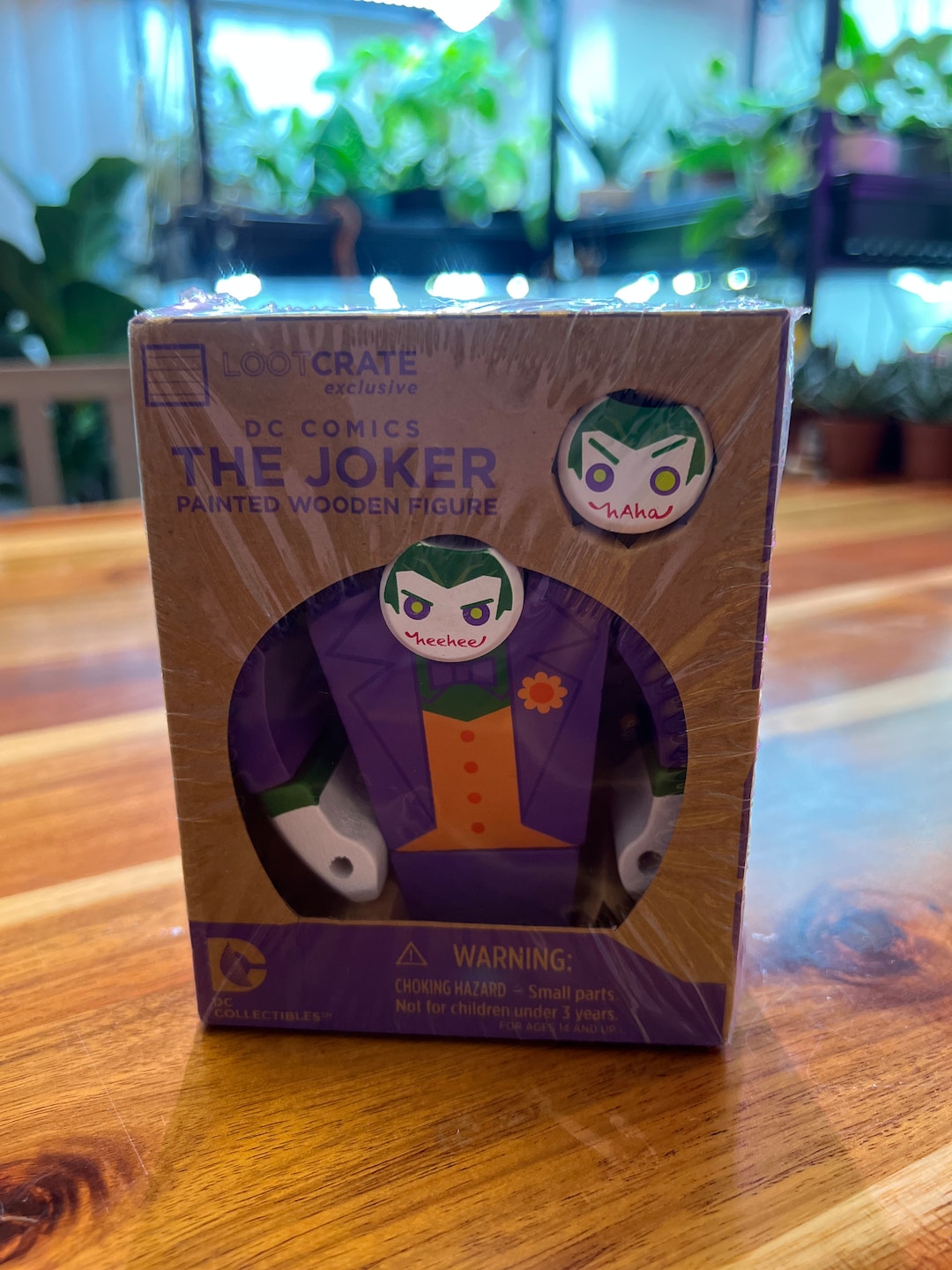 Loot Crate Exclusive DC Comics Collectibles the Joker Painted Wooden ...
