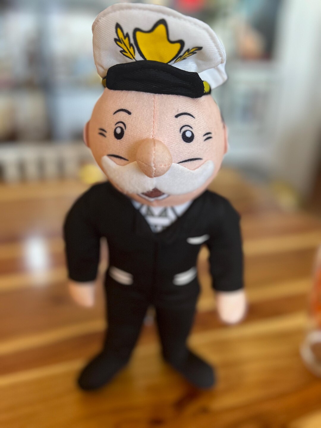 Monopoly Man Plush Stuffed Toy Captain Hat by Hasbro - Etsy