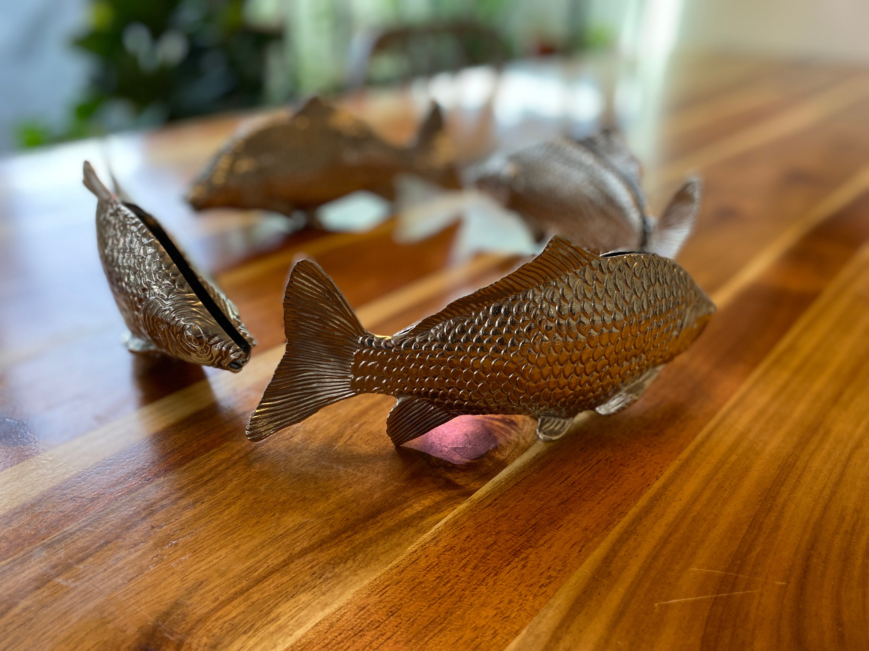 Vintage Silver Koi Fish Letter Holder/ Napkin/tissue Holder - Etsy