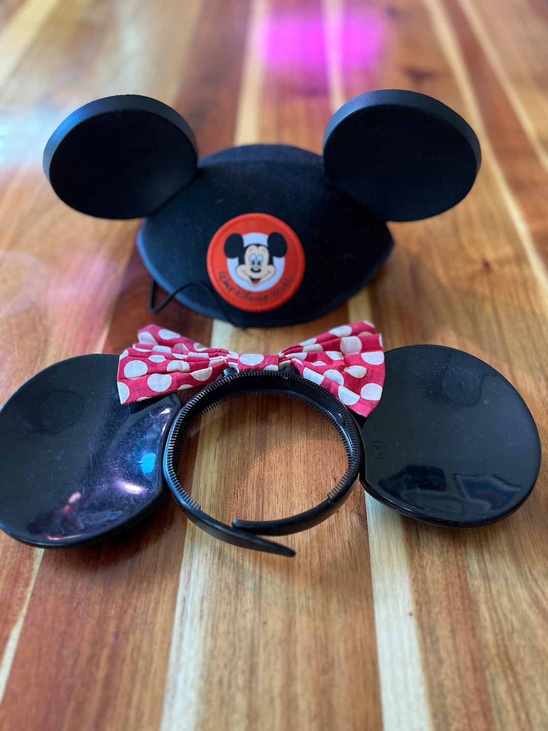 Vintage Mickey Minnie Mouse Hat Disneyland Hat Youth Size - Etsy