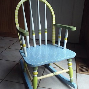 Little Girl Rocking Chair - Etsy