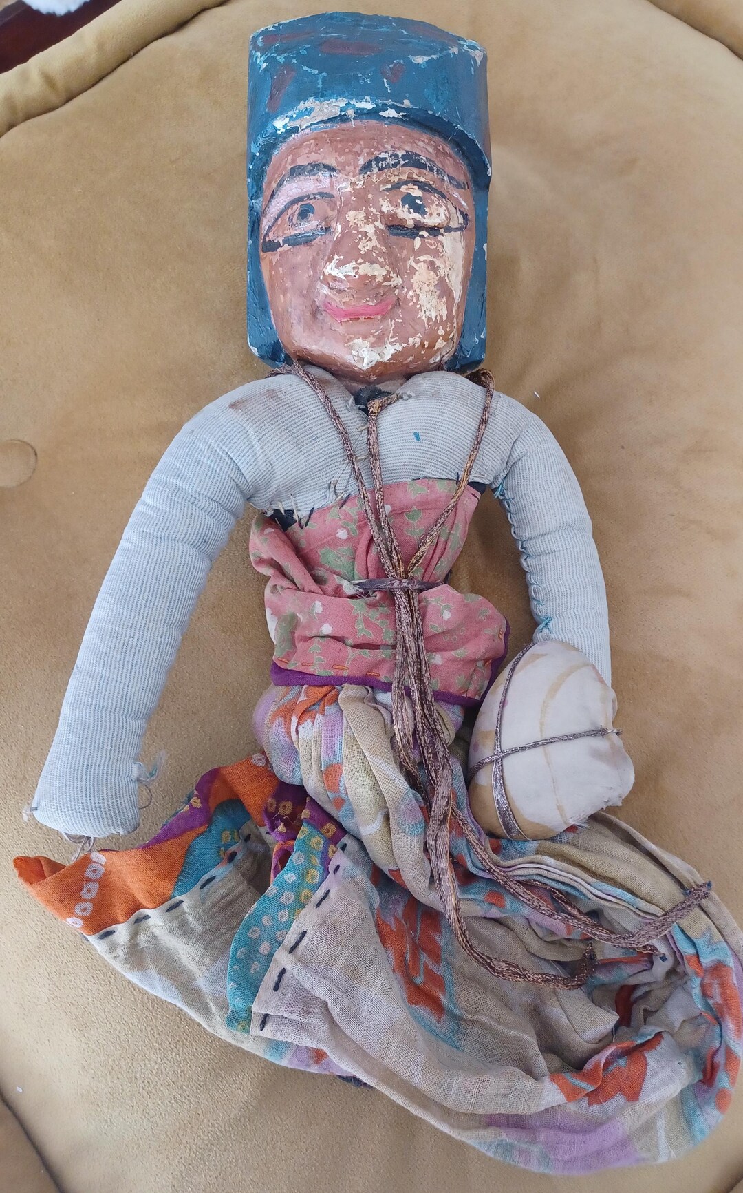 Vintage Indian Puppet. Lovely Antique Puppet With Character and Aged ...