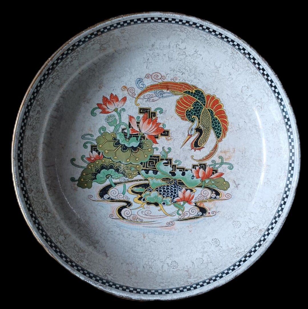1930s Phoenix Ware by Thomas Forester Large Oriental Fruit Bowl. - Etsy