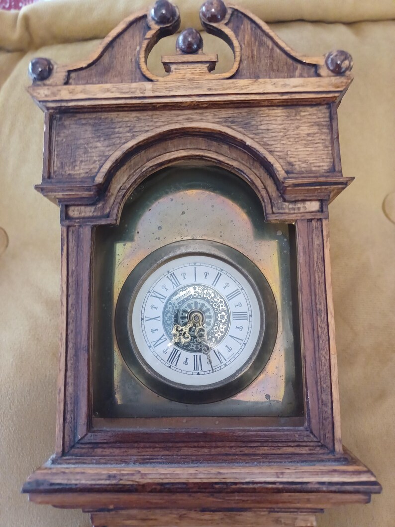 Vintage German Small Grandfather Clock (not Working) - Etsy