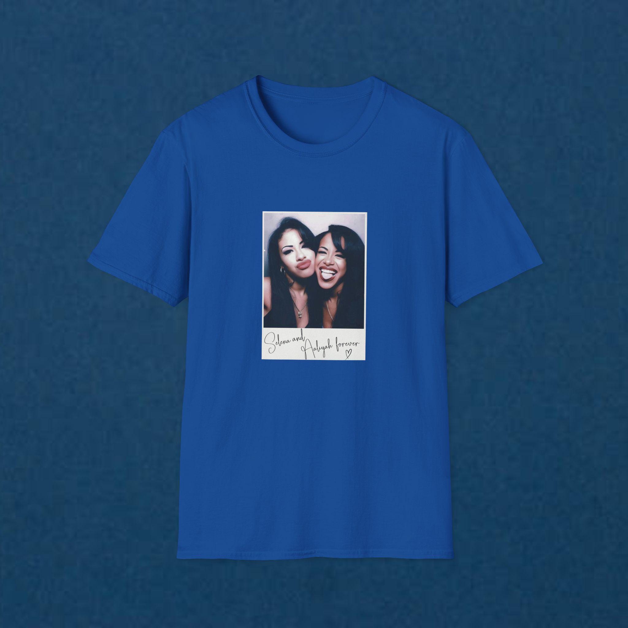 Aaliyah Selena Polaroid Photo Love Always Tee, Memorabilia Tribute ...