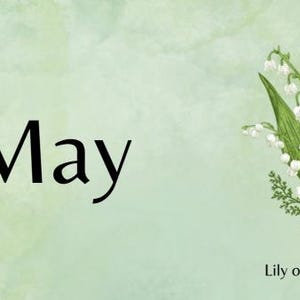 Birth Month Flower Digital Printable Cards - Etsy