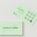 Green Loyalty Card Template - Customisable Canva Template - Editable ...