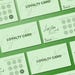 Green Loyalty Card Template - Customisable Canva Template - Editable ...