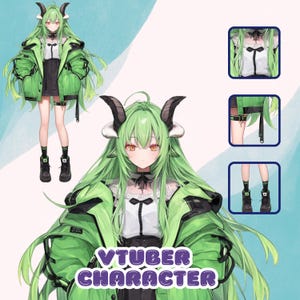 Pngtuber, Vtuber Character, Live 2D Vtuber Model, Vtuber Design,custom ...