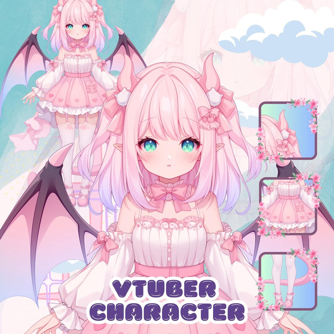 Pngtuber, Vtuber Character, Live 2D Vtuber Model, Vtuber Design,custom ...