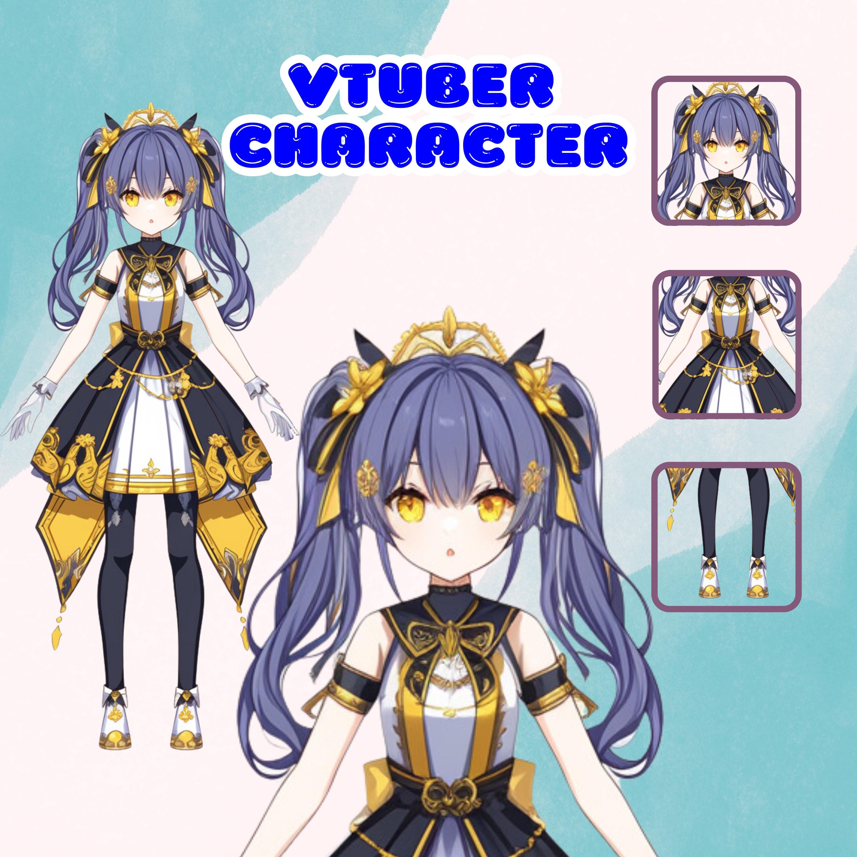 Pngtuber, Vtuber Character, Live 2D Vtuber Model, Vtuber Design,custom ...