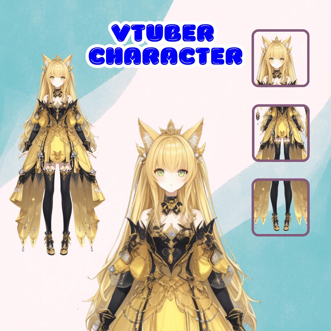 Pngtuber, Vtuber Character, Live 2D Vtuber Model, Vtuber Design,custom ...