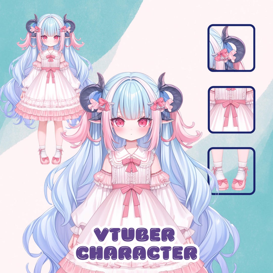 Vtuber Commission, Vtuber Character, Live 2D Vtuber Model, Vtuber ...