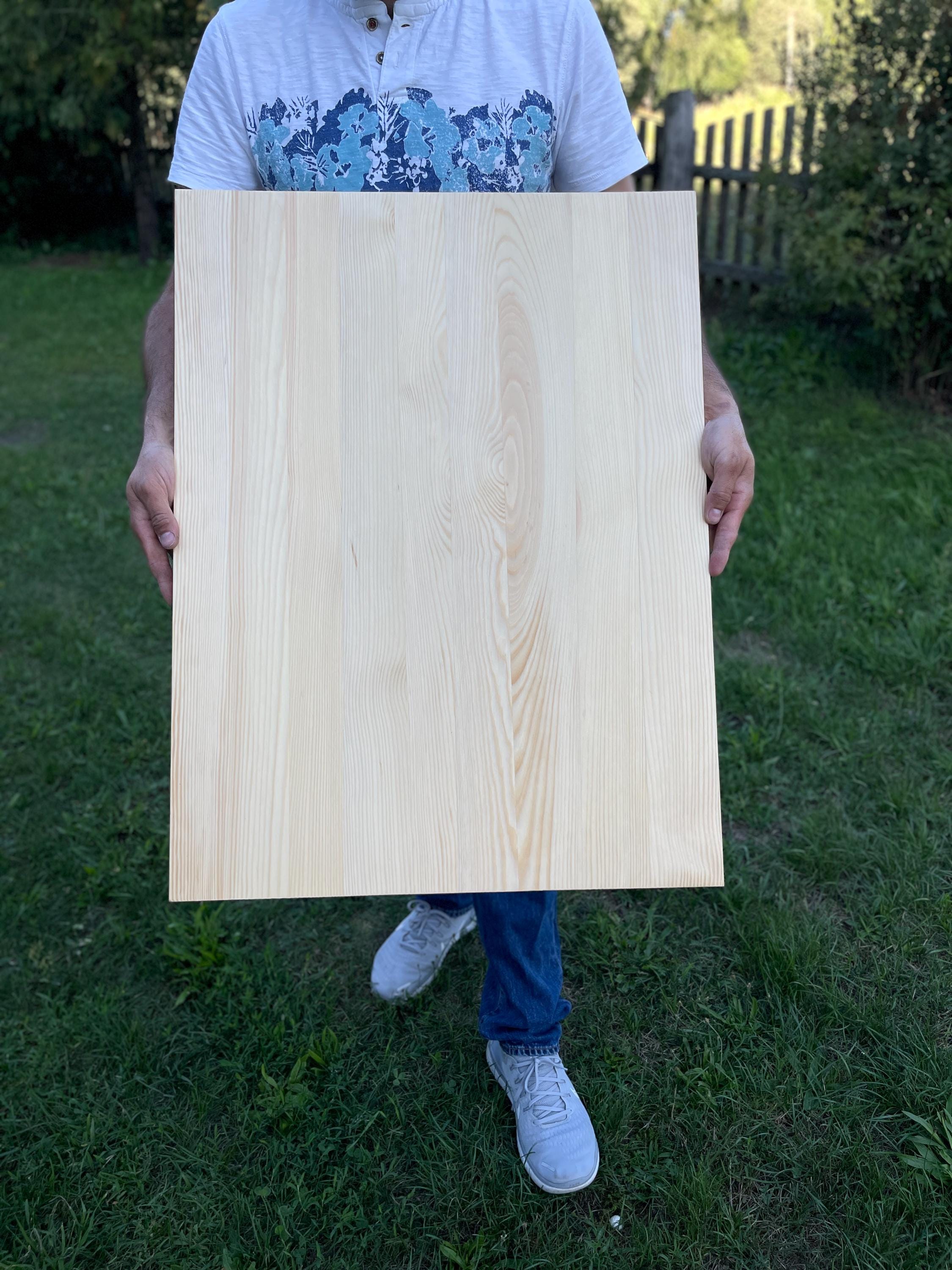 Rectangular Custom Wood Pine Walnut Solid Dining Outdoor Table Top With Live Edge Desk Table Top ...