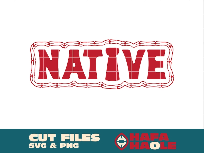 Native Guam CNMI Lattestone Bamboo - SVG, PNG Instant Digital Download ...