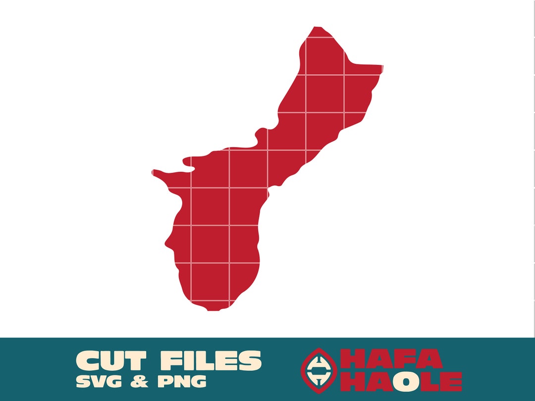 Guam Shape - SVG, PNG Instant Digital Download - Laser, Vinyl Cutter ...