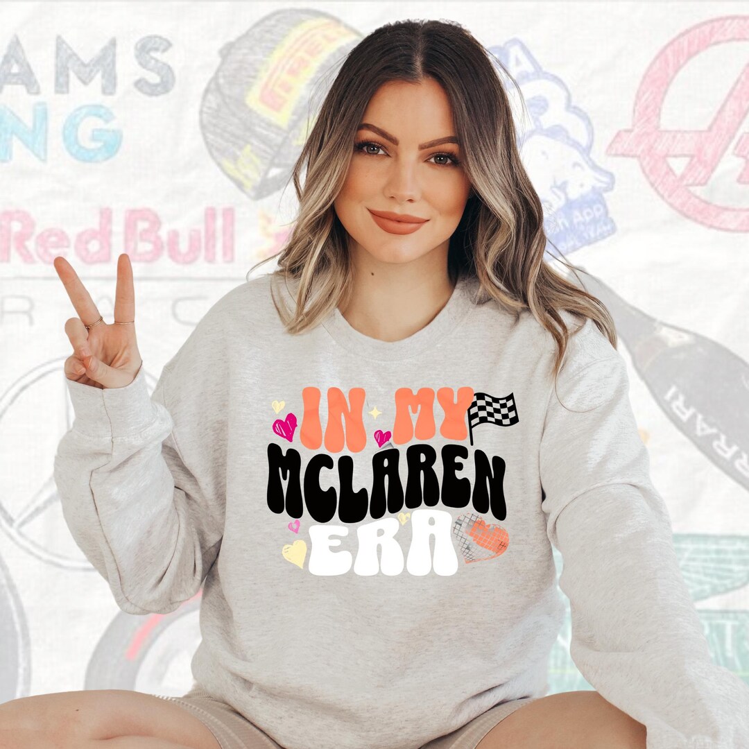 In My Mclaren Era PNG | Custom Text Wavy PNG | F1 Design | F1 PNG | F1 ...