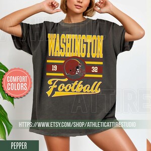Washington Football Vintage Style Comfort Colors T-shirt,washington ...