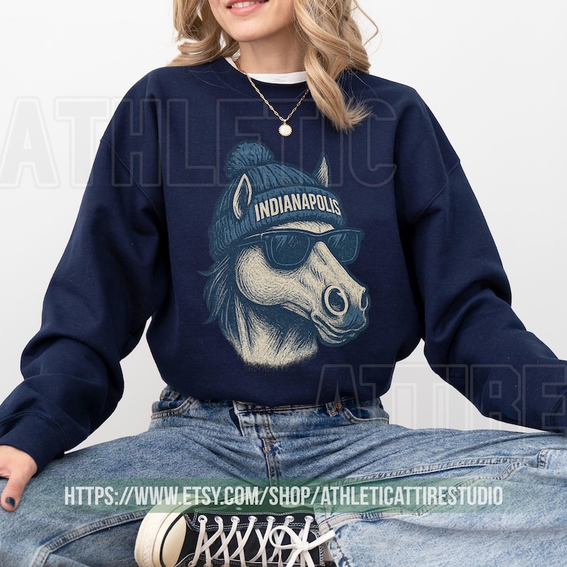 Indianapolis Football Mascot Sweatshirt T-shirt, Indianapolis Colt ...