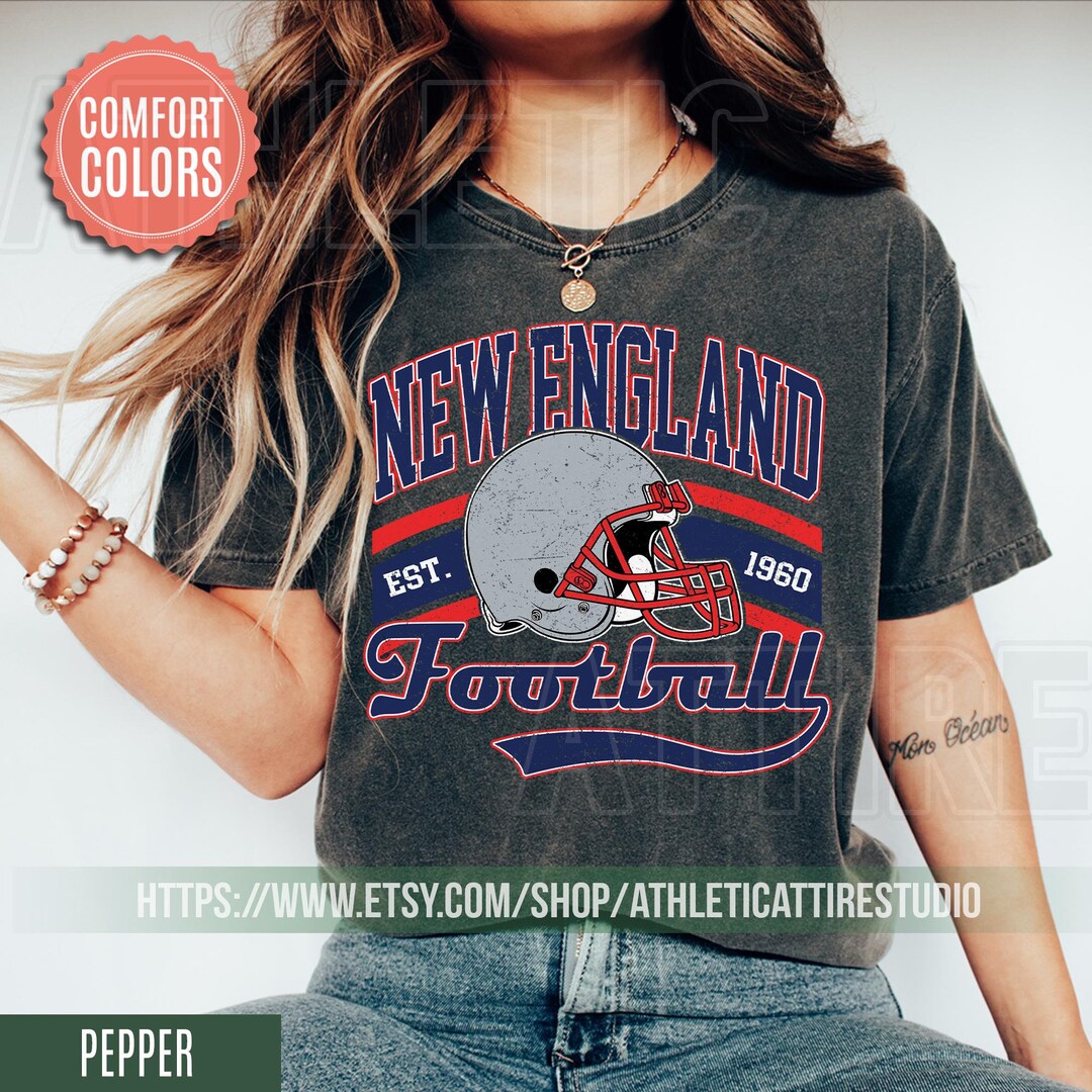 New England Football Vintage Style Comfort Colors T-shirt,the Pats T ...