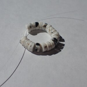 Rare White Buffalo tonopah Disc Shaped Beads 6x2.5-3mm 20 Pc - Etsy