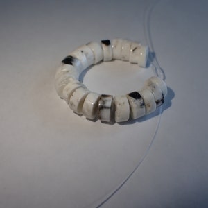 Rare White Buffalo tonopah Disc Shaped Beads 6x2.5-3mm 20 Pc - Etsy