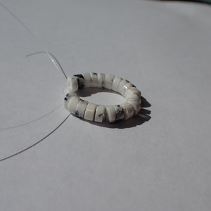 Rare White Buffalo (tonopah) Disc Shaped Beads - 5x2.5mm - 20 Pc - Etsy