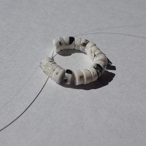 Rare White Buffalo tonopah Disc Shaped Beads 6x2.5-3mm 20 Pc - Etsy