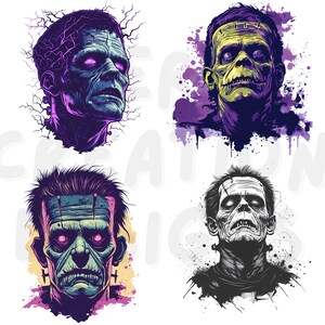 Frankenstein Art Design Digital Download - Frankenstein PNG - 300 DPI ...