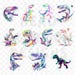 Neon Dinosaur Digital Art - Neon Dinosaur PNG - Neon Clipart - Colorful ...
