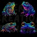 Neon Toad Clipart - Neon Toad PNG - Neon Toad Clipart - Colorful Toad ...