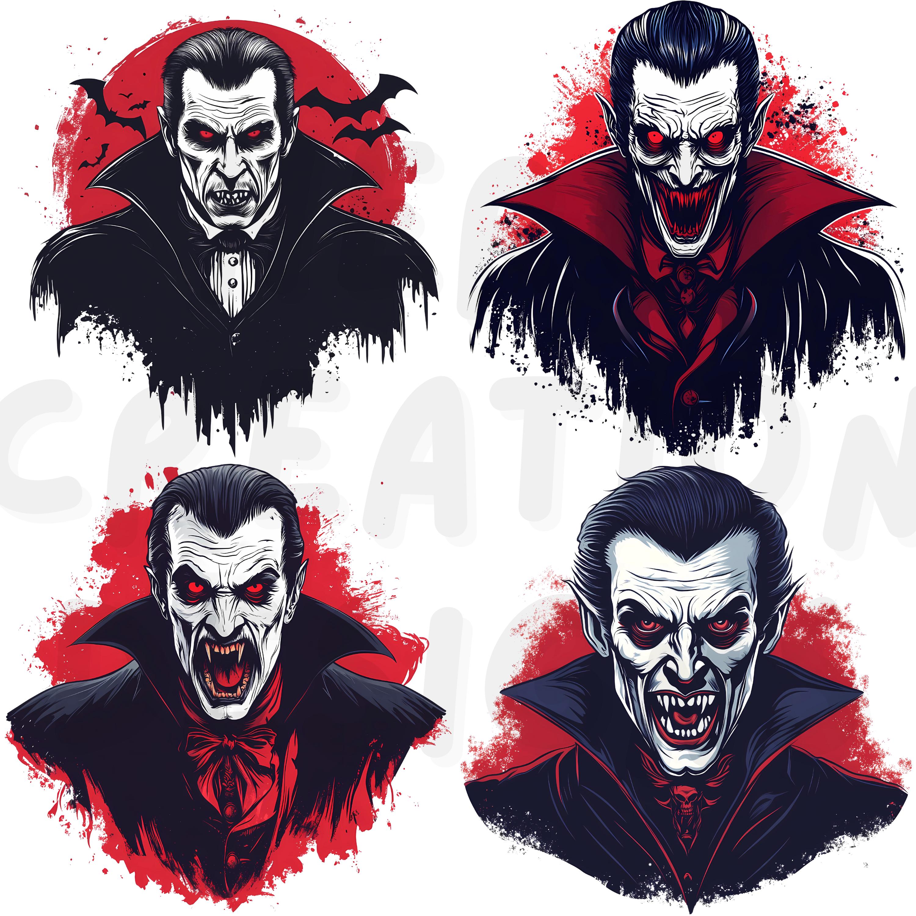 Dracula Art Design Digital Download - Dracula PNG - 300 DPI ...