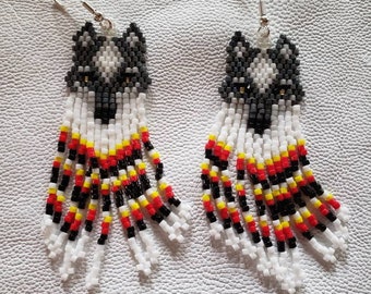 Wolf Bead Work | Etsy