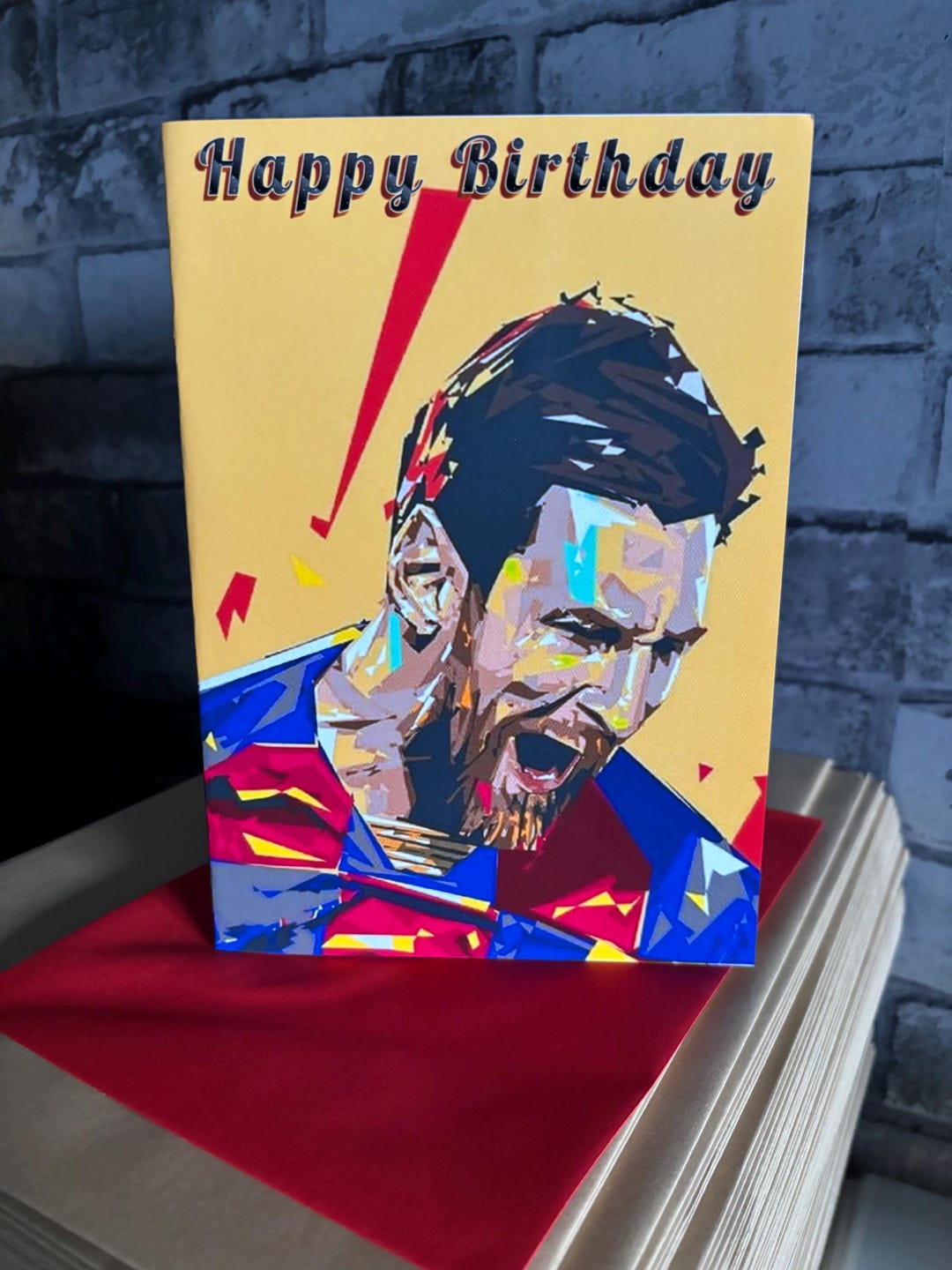 Lionel Messi Happy Birthday Card Comes With Luxury Envelope - Etsy