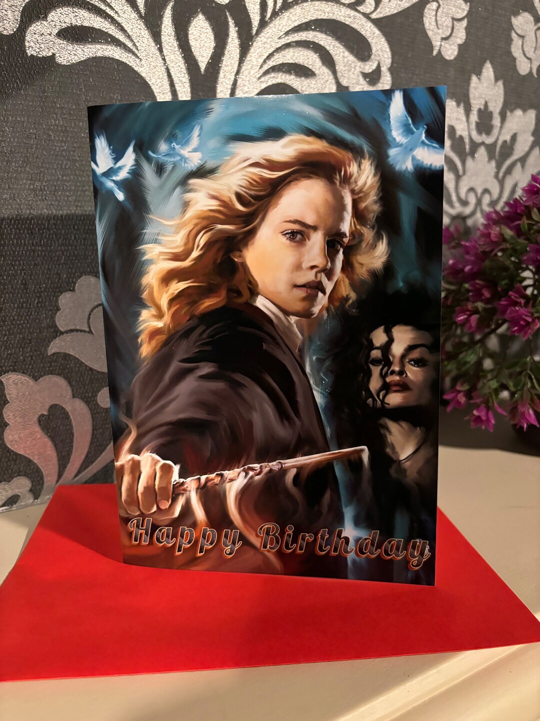 Harry Potter/ Hermione Granger/emma Watson Happy Birthday Card With ...