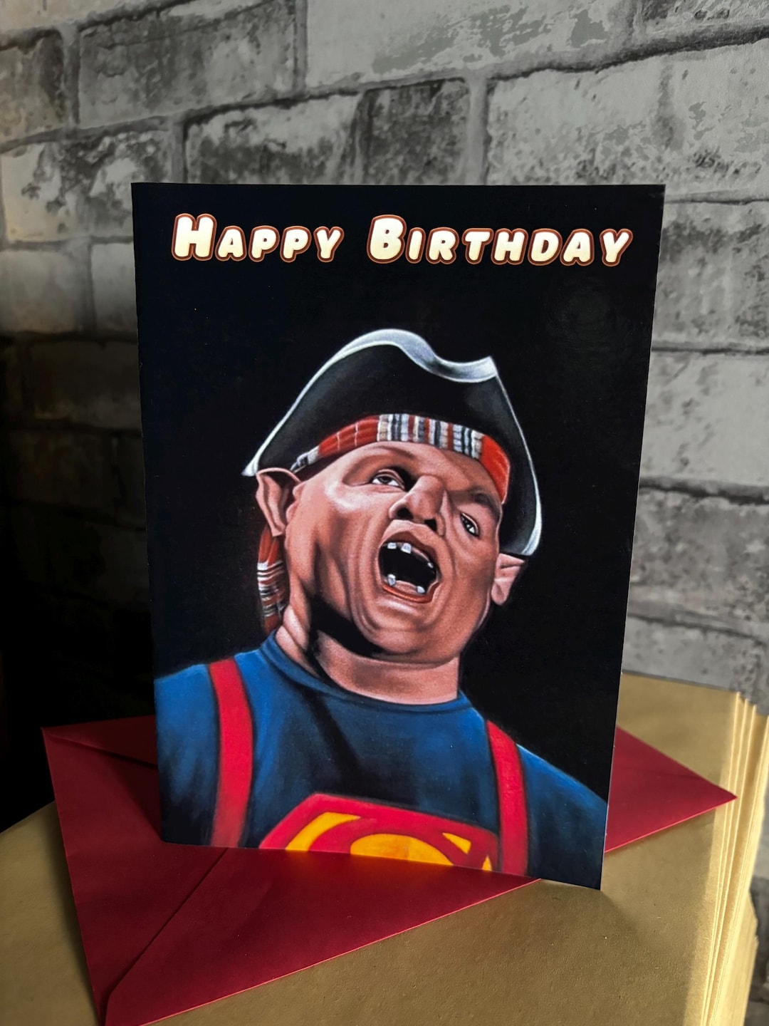 The Goonies Sloth Classic Movie Birthday Card Happy Birthday Card With ...