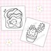 Cute & Cozy Easy Coloring Book by Color Me Mia Digital Coloring Set No ...