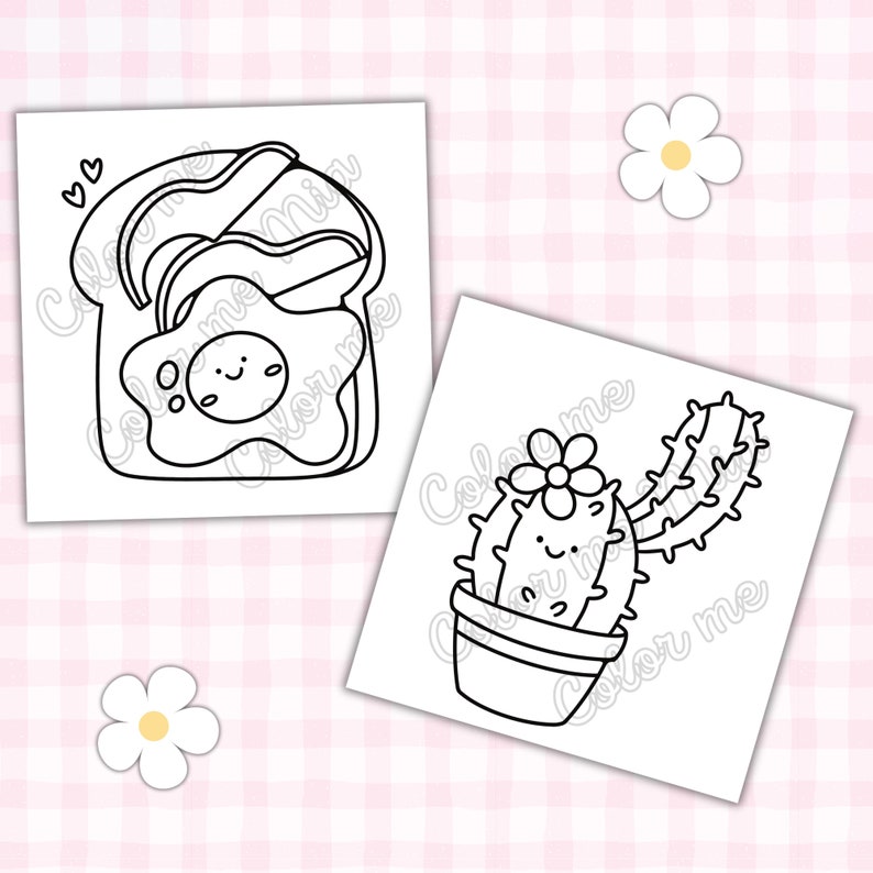 Cute & Cozy Easy Coloring Book by Color Me Mia Digital Coloring Set No ...