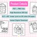 Cute & Cozy Easy Coloring Book by Color Me Mia Digital Coloring Set No ...