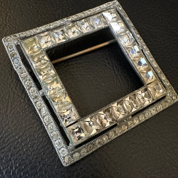 Square Brooch - Etsy